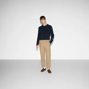 Gucci Gg Canvas Jogging Pant - Beige
