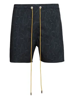 Rhude Snakeskin-print Swim Shorts