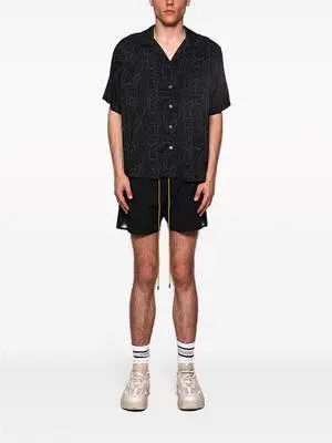 Rhude Snakeskin-print Swim Shorts