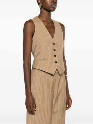 Rag & Bone Priya Pinstriped Vest