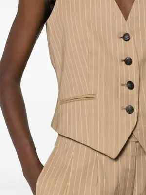 Rag & Bone Priya Pinstriped Vest