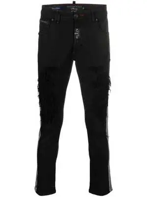 Philipp Plein Straight Hem Jeans For Men