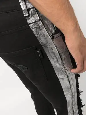 Philipp Plein Stripe-detail Skinny Jeans
