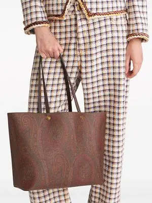 Etro Large Essential Tote Bag - Brown