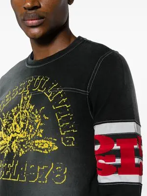 DIESEL® T-ju-ls Flocked-logo T-shirt