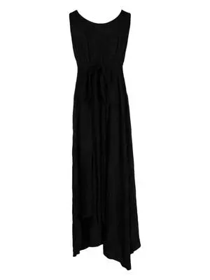 FORME D'EXPRESSION Asymmetric Scoop-neck Midi Dress