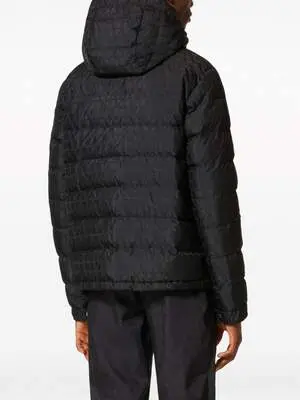 Valentino Garavani Toile Iconographe Padded Jacket - Black
