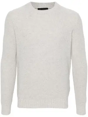 DELL'OGLIO Crew-neck Wool Blend Jumper