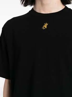 AGNÈS B. Lizard-embroidered Cotton T-shirt