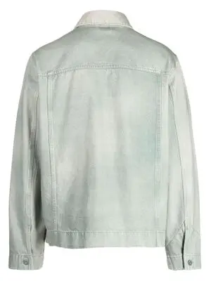 OBJECTS IV LIFE Panelled Denim Jacket - Green