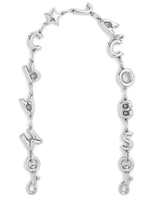 Marc Jacobs Bubble Chain Shoulder Strap - Silver