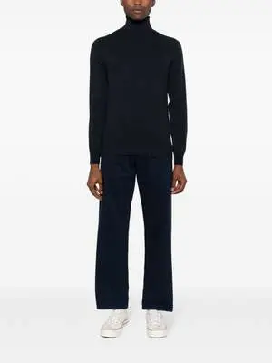 DELL'OGLIO Roll-neck Jumper - Blue
