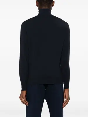 DELL'OGLIO Roll-neck Jumper - Blue