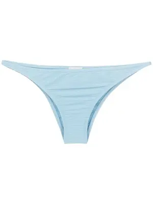 LENNY NIEMEYER Sereno Ribbed Bikini Bottom - Blue