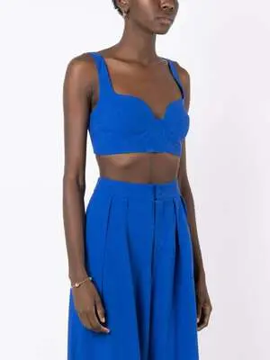 LENNY NIEMEYER V-neck Cropped Top