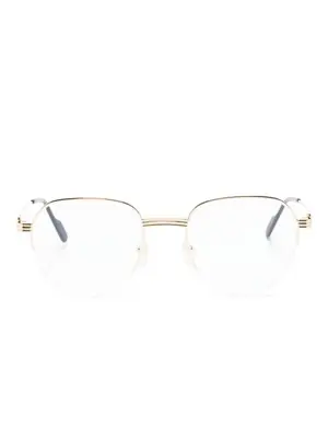 Cartier Round Half-rim Glasses - Gold