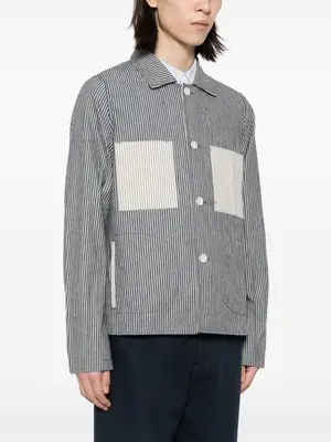 PRIVATE STOCK LABS The Musashi Striped Shirt Jacket