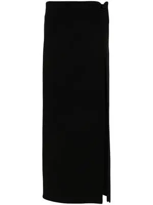 Magda Butrym Floral Appliqué Skirt