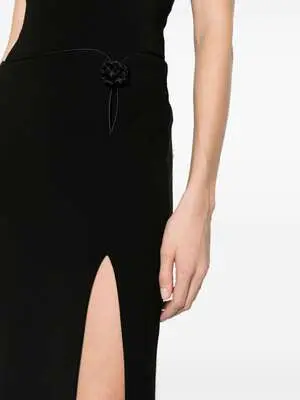 Magda Butrym Floral Appliqué Skirt