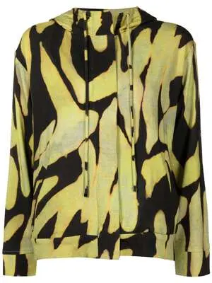LENNY NIEMEYER Camouflage-print Hoodie - Green