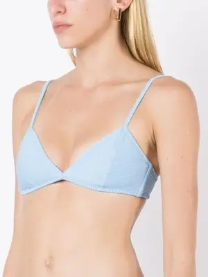 LENNY NIEMEYER Ribbed Triangle Bikini Top