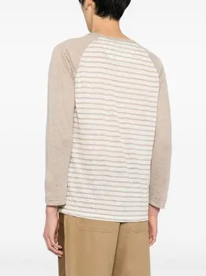 PRIVATE STOCK LABS Striped Linen Jumper