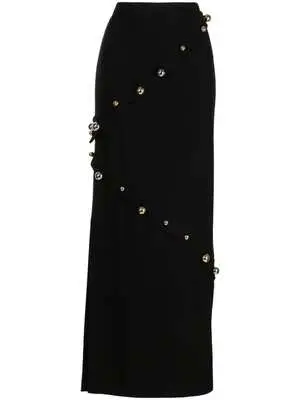 A.W.A.K.E. Mode Buttoned Pencil Skirt