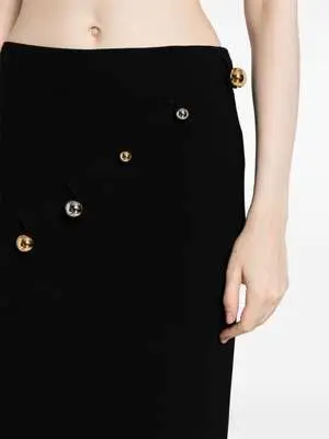 A.W.A.K.E. Mode Buttoned Pencil Skirt