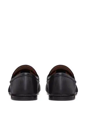 Valentino Garavani Vlogo Signature Leather Loafers