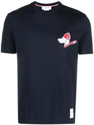 Thom Browne Hector-patch Short-sleeve T-shirt