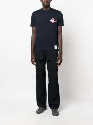 Thom Browne Hector-patch Short-sleeve T-shirt