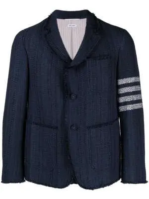 Thom Browne 4-bar Stripe Blazer - Blue