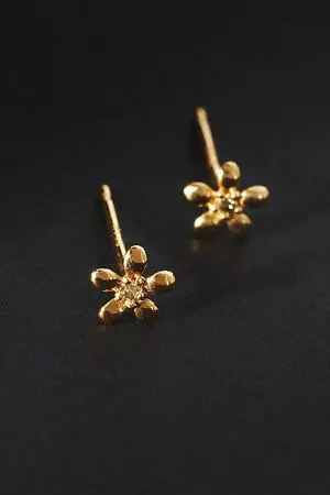 SET & STONES Moscow Stud Earrings - Gold