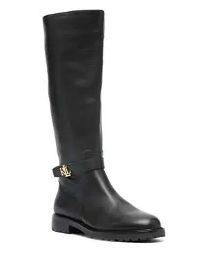 Ralph Lauren Leather Knee-high Boots