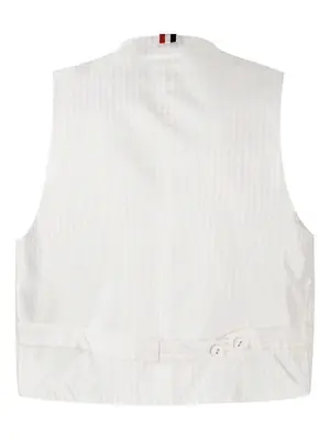 Thom Browne Double-breasted Silk Waistcoat