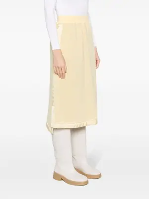 JIL SANDER Virgin Wool-blend Midi Skirt