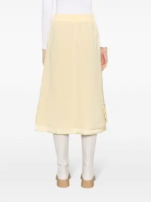 JIL SANDER Virgin Wool-blend Midi Skirt