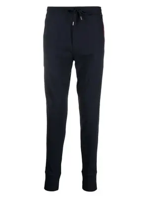 Paul Smith Stripe-trim Track Pants - Blue