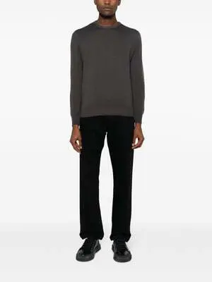 DELL'OGLIO Crew-neck Merino-wool Jumper
