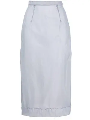 MAISON MARGIELA Inside Out Pencil Skirt - Blue