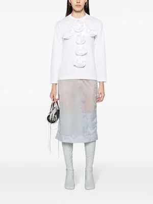 MAISON MARGIELA Inside Out Pencil Skirt - Blue