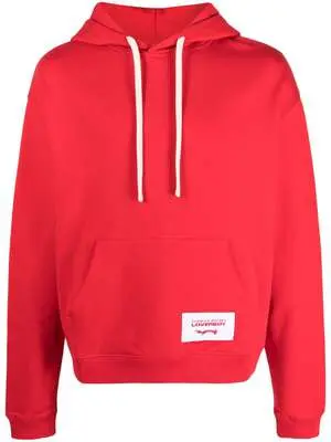 CHARLES JEFFREY Logo-patch Organic-cotton Hoodie