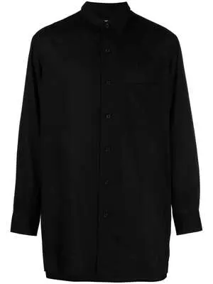 Yohji Yamamoto Drop-shoulder Classic-collar Shirt