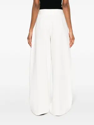 JIL SANDER High-waist Wide-leg Trousers - White