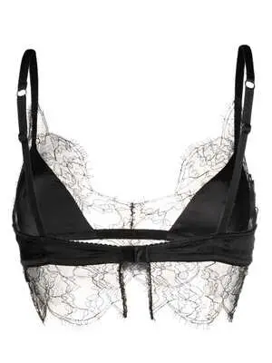 Dolce & Gabbana Lace-trim Satin Bra