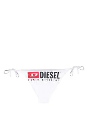 DIESEL® Logo-print Bikini Briefs - White
