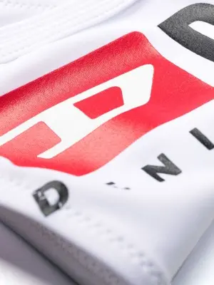 DIESEL® Logo-print Bikini Briefs - White