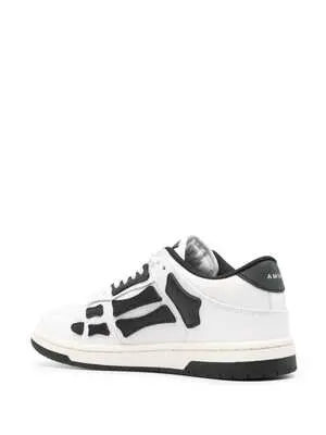 Amiri Skel Leather Sneakers - White