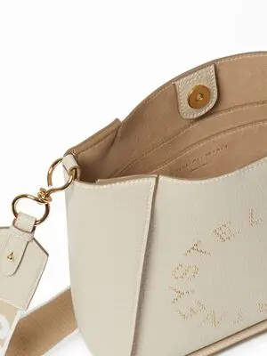 Stella McCartney Logo Shoulder Bag - Neutrals