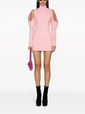 AREA Crystal-embellished Minidress